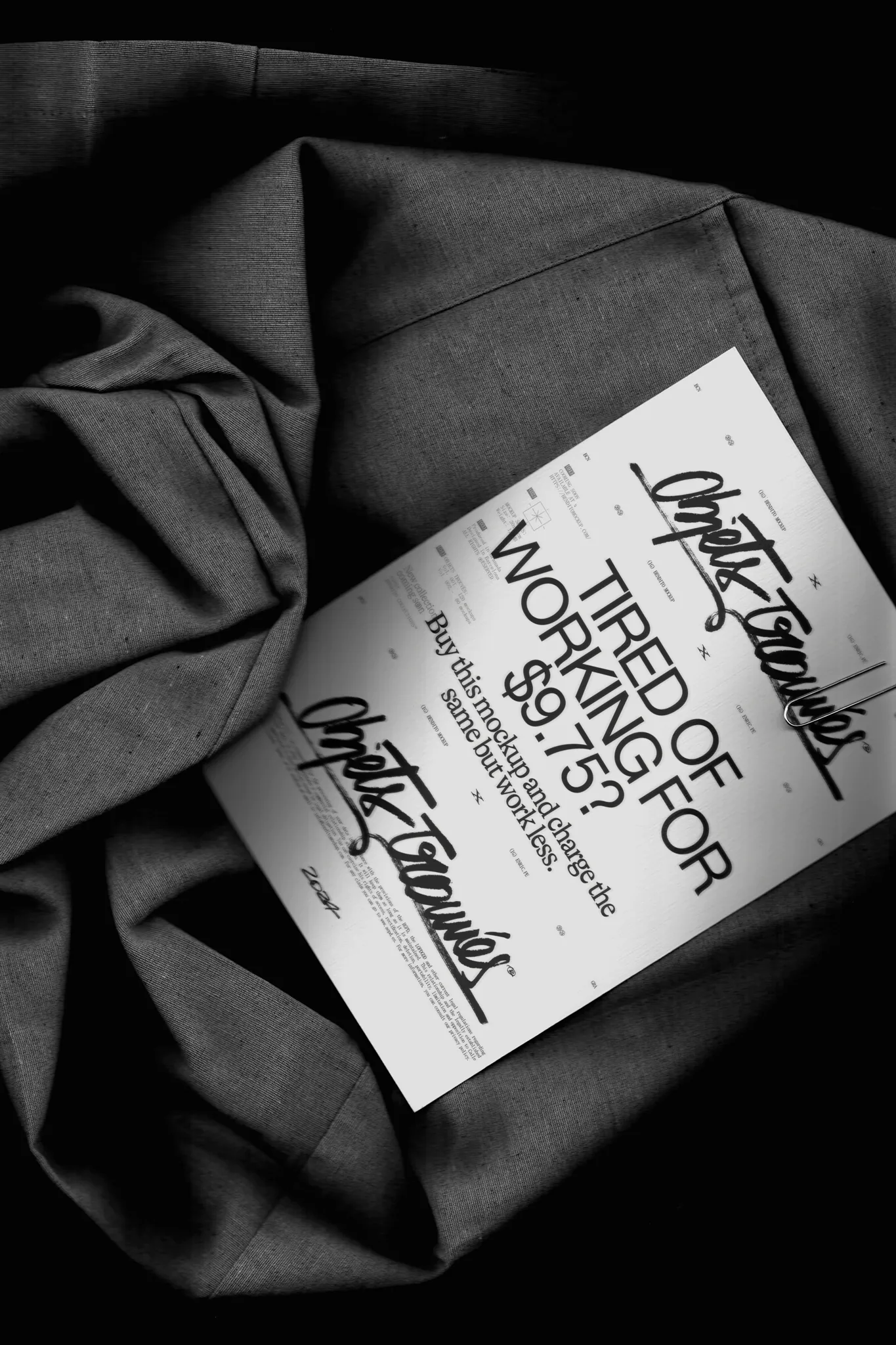 OTv1 Letterhead 01 Mockup - Bendito Mockup