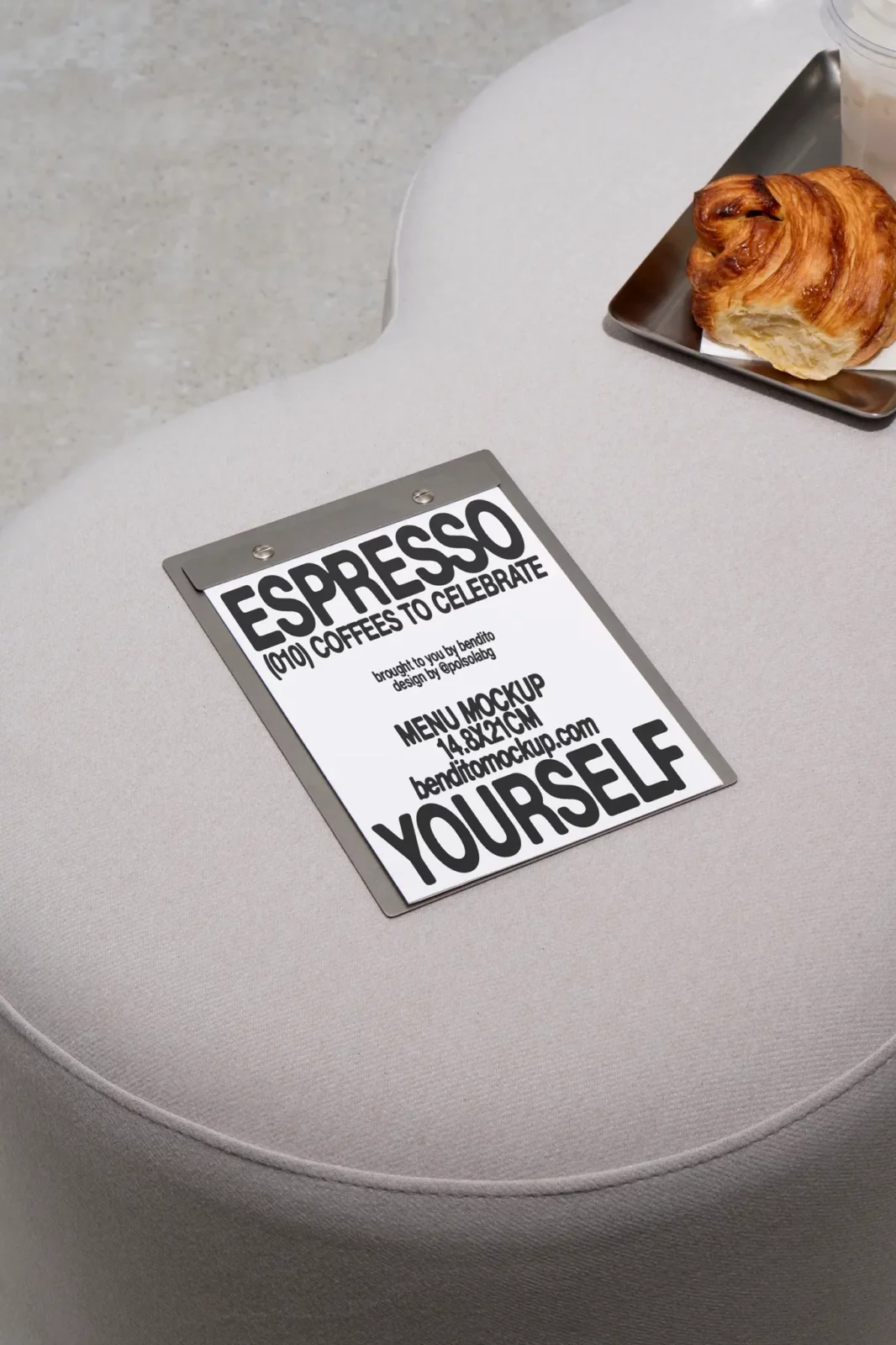 EY Menu Mockup - Bendito Mockup