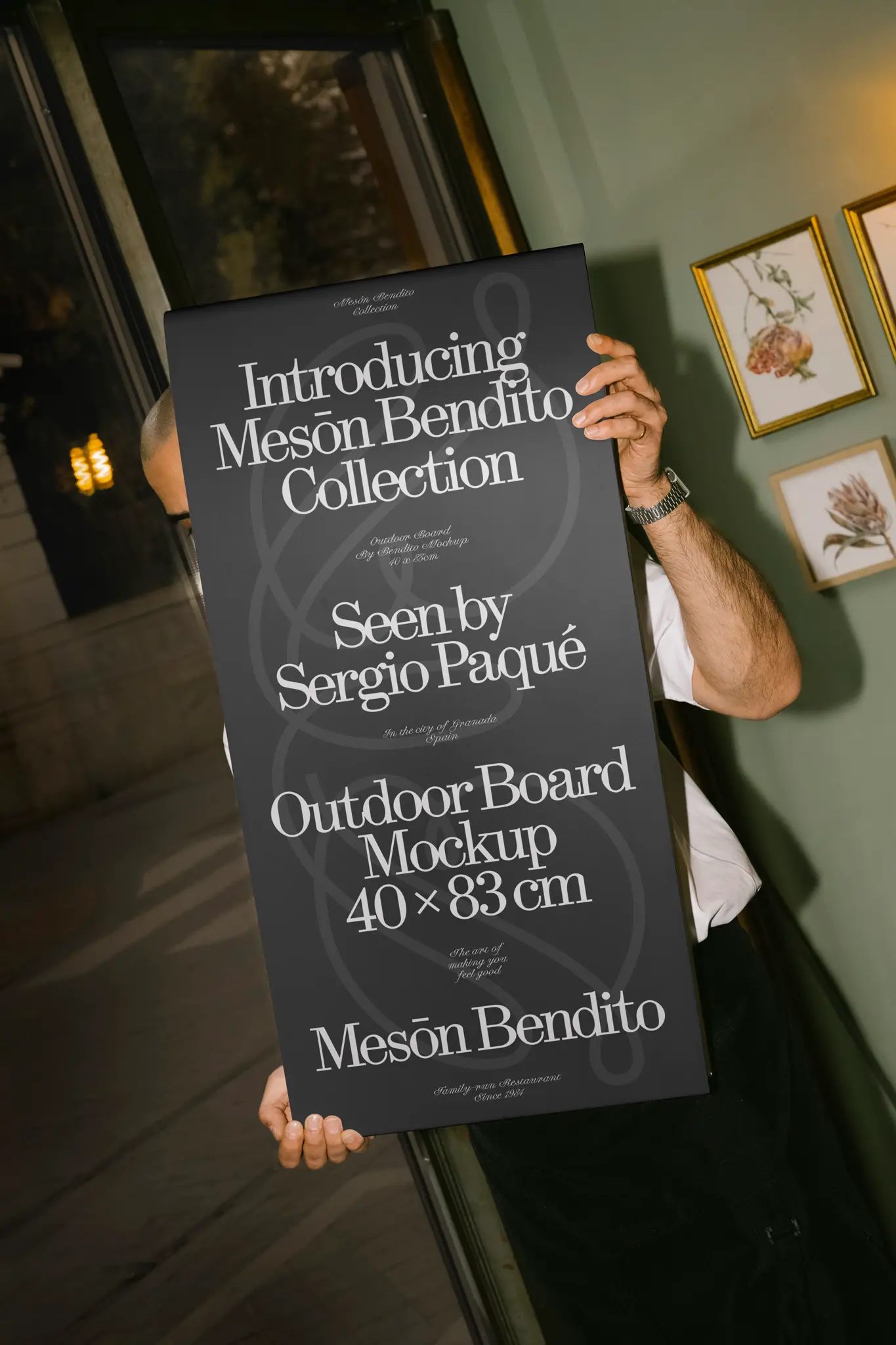 MB Outdoor Board Mockup - Bendito Mockup