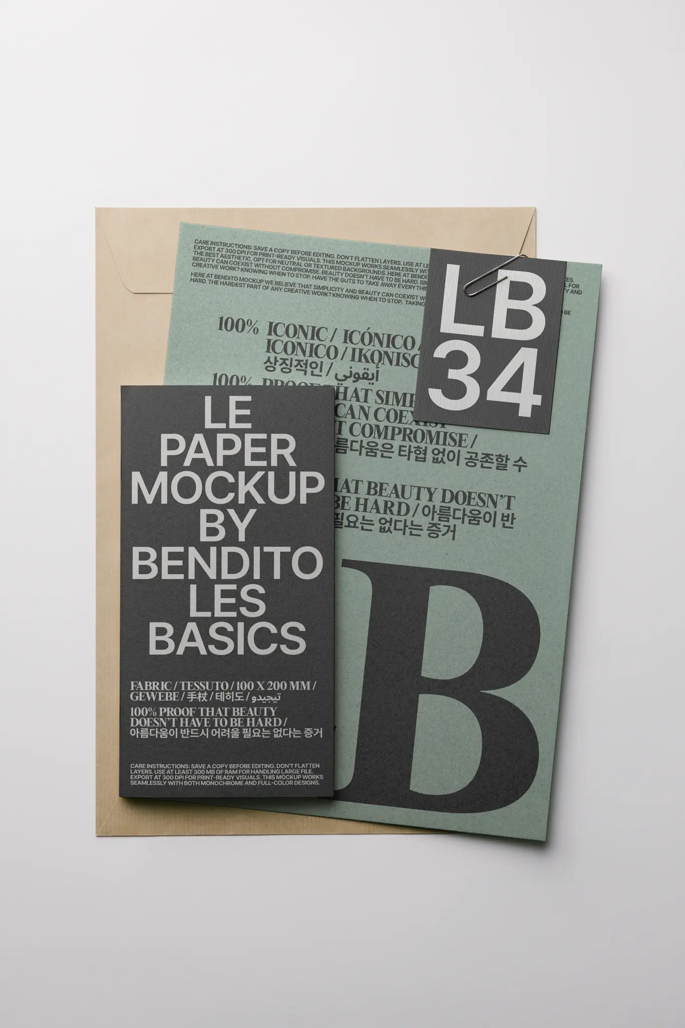 Bendito Mockup — Iconic mockups for iconic designers