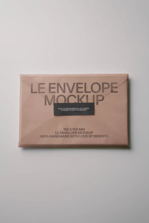 LB26 W13 Le Envelope Mockup - Bendito Mockup